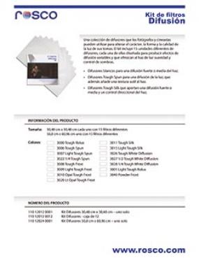 Kit filtros de difusión | Rosco